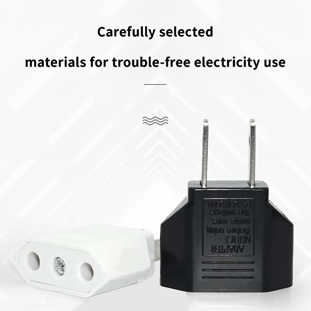 Pure Copper European To American Convert Two-prong Plug Electrical ...