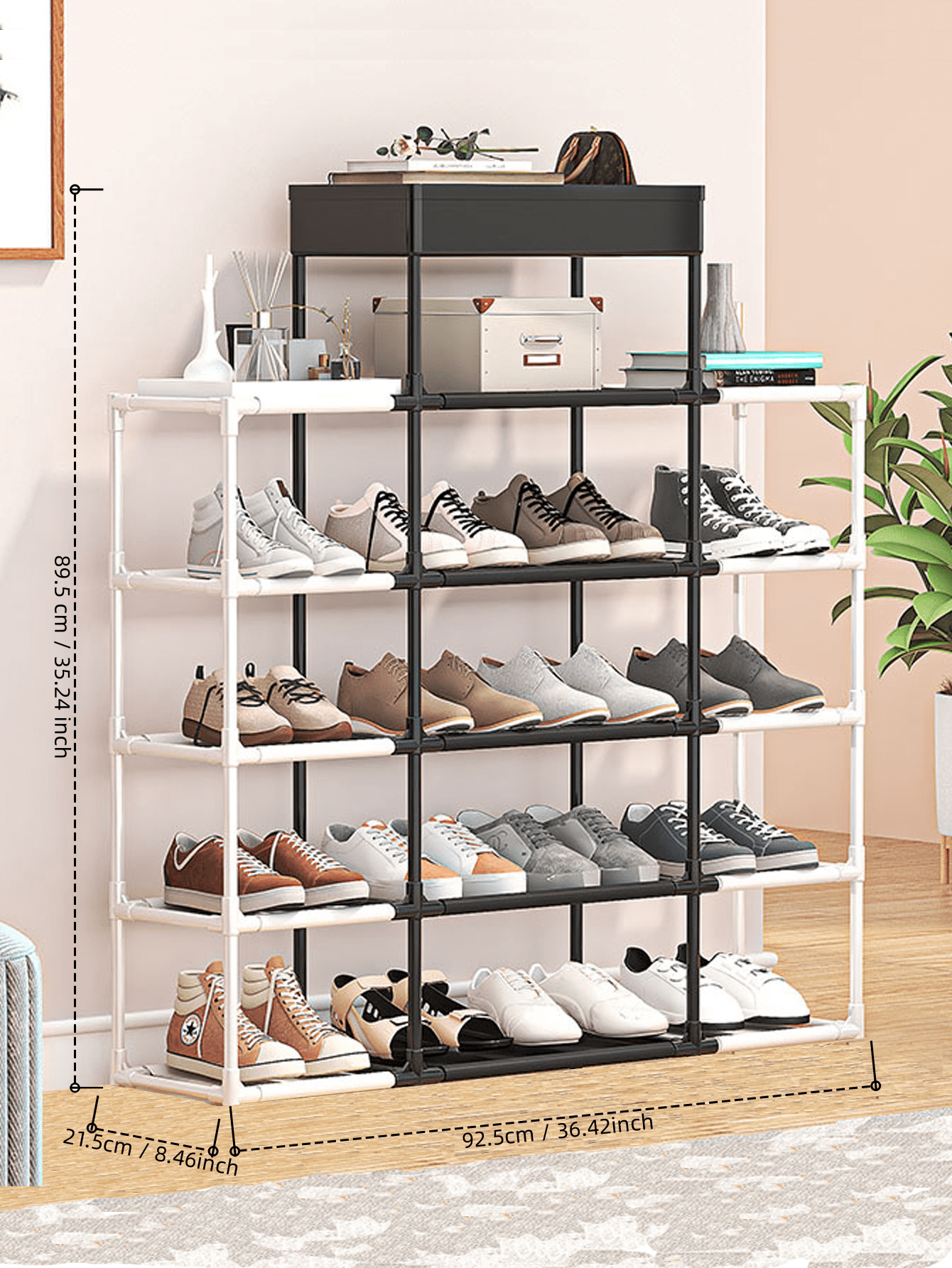 1pc 6 Layer Shoe Storage Rack | SHEIN USA