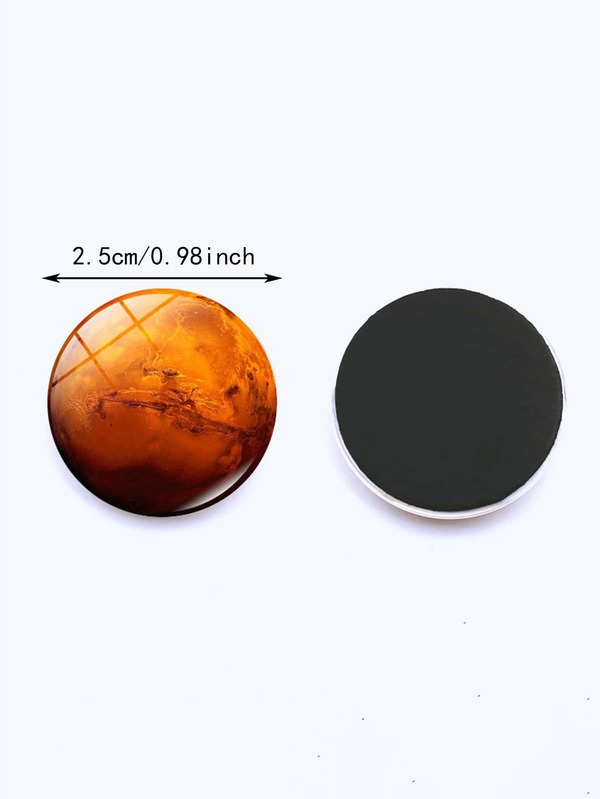 5pcs Blind Box Space Themed Fridge Stickers Includes The 9 Planets ...