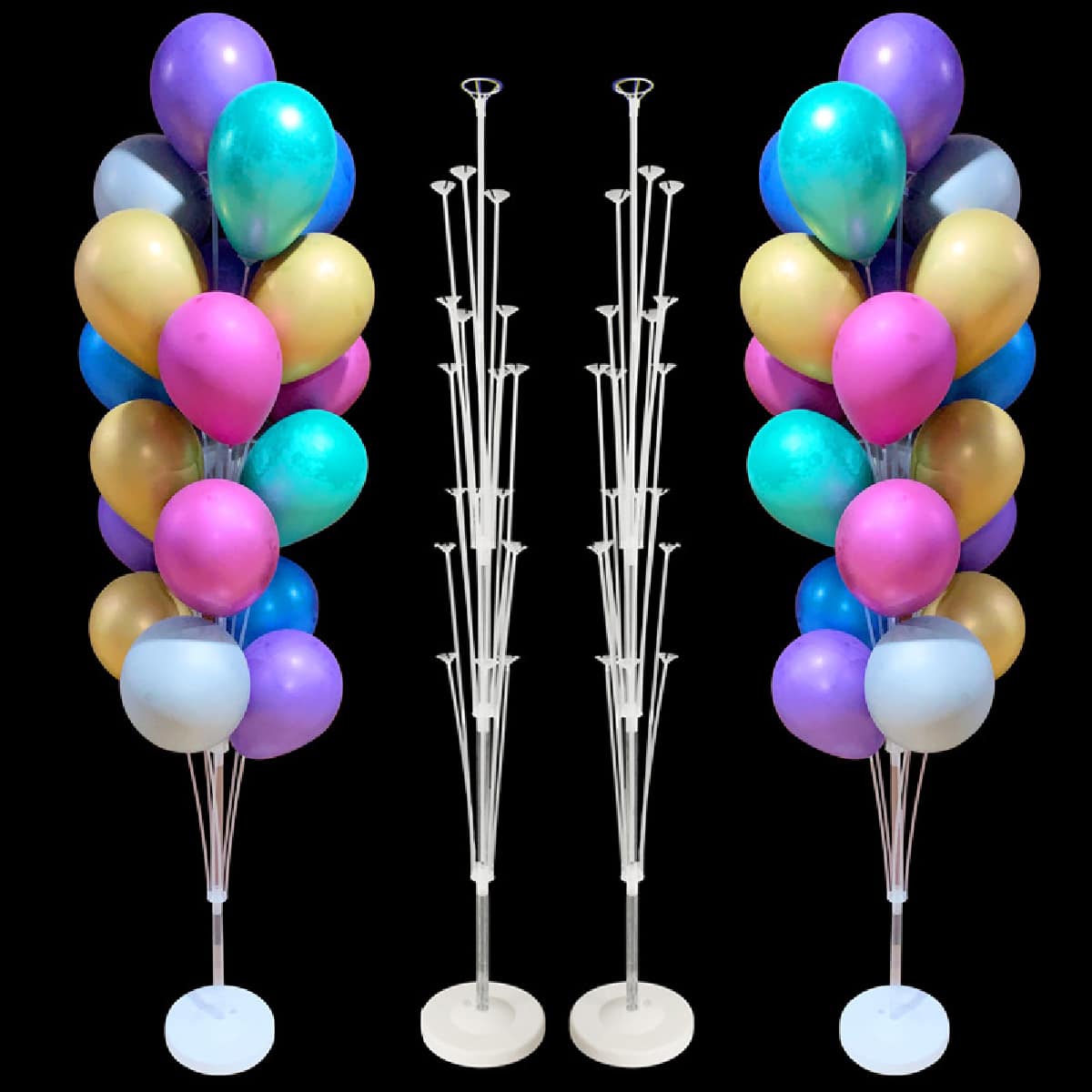 160cm Balloon Stand Balloon Column Stand Kit Balloon Clips Balloon ...