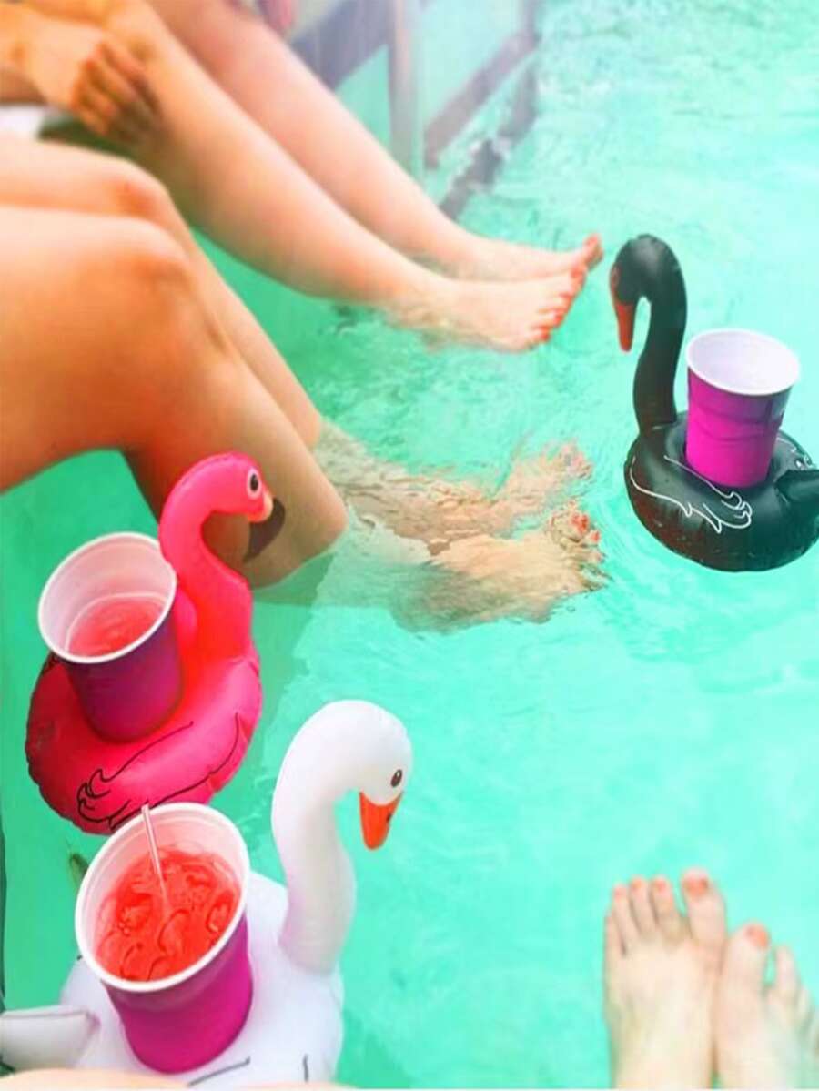 Inflatable Cup Holder Pool Float, Tray For Drinks & Snacks, Floating ...