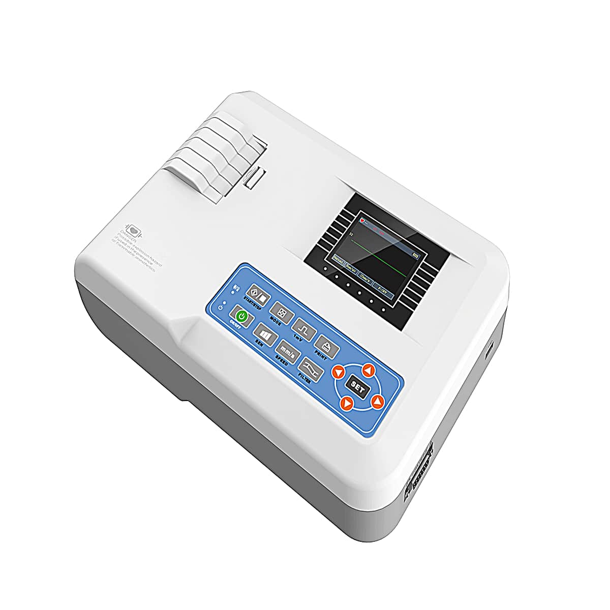 Digital Electrocardiograph 1 Channel ECG Machine ECG100G AUTO-Analysis ...