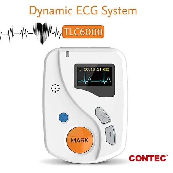 Contec 48H Dynamic EKG ECG Holter Monitor 12 Channel Recorder Analyzer Software | SHEIN USA