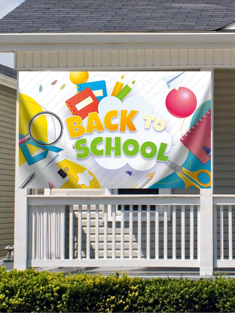 Welcome School Backdrop Banner First Day of School Backdrop Welcome ...