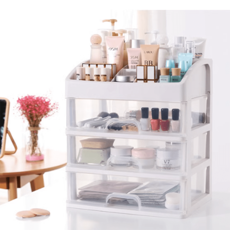 Cosmetics storage box desktop large capacity lipstick organizing ...