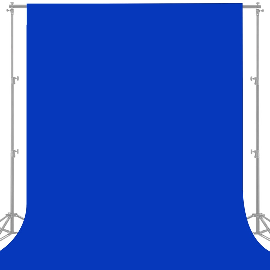10 X 7 FT Royal Blue Screen Backdrop For Photography, Chromakey Blue ...