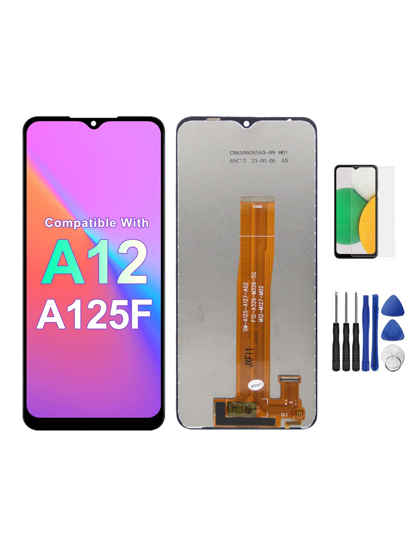 LCD Screen Compatible With Samsung A12 A125, Original Quality, Free ...