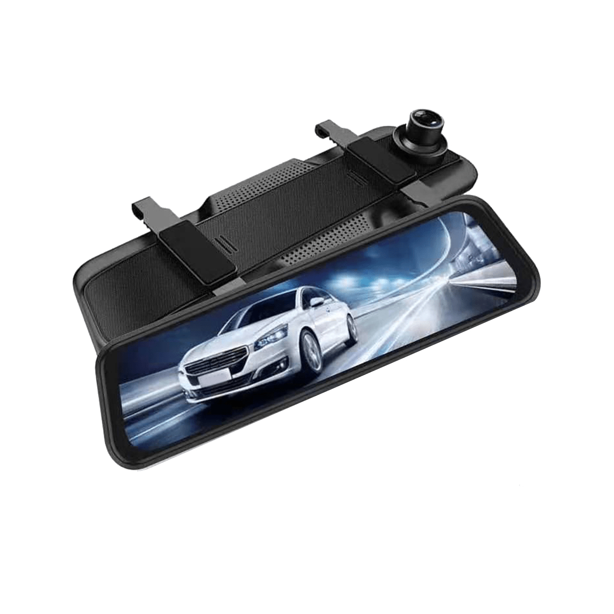 Streaming Media Rearview Mirror Full Screen Reversing Video Recorder ...
