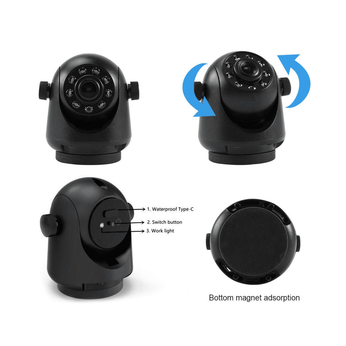 Wireless Car Backup Camera WiFi Reversing Camera Work with Phone for ...