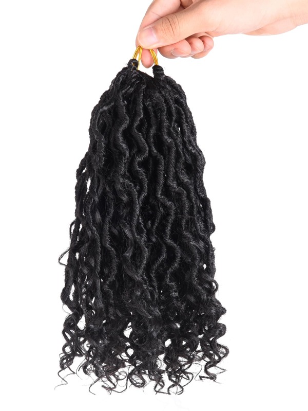 Soft Faux Locs Crochet Braids 8 Inch Goddess Locs Crochet Hair with ...