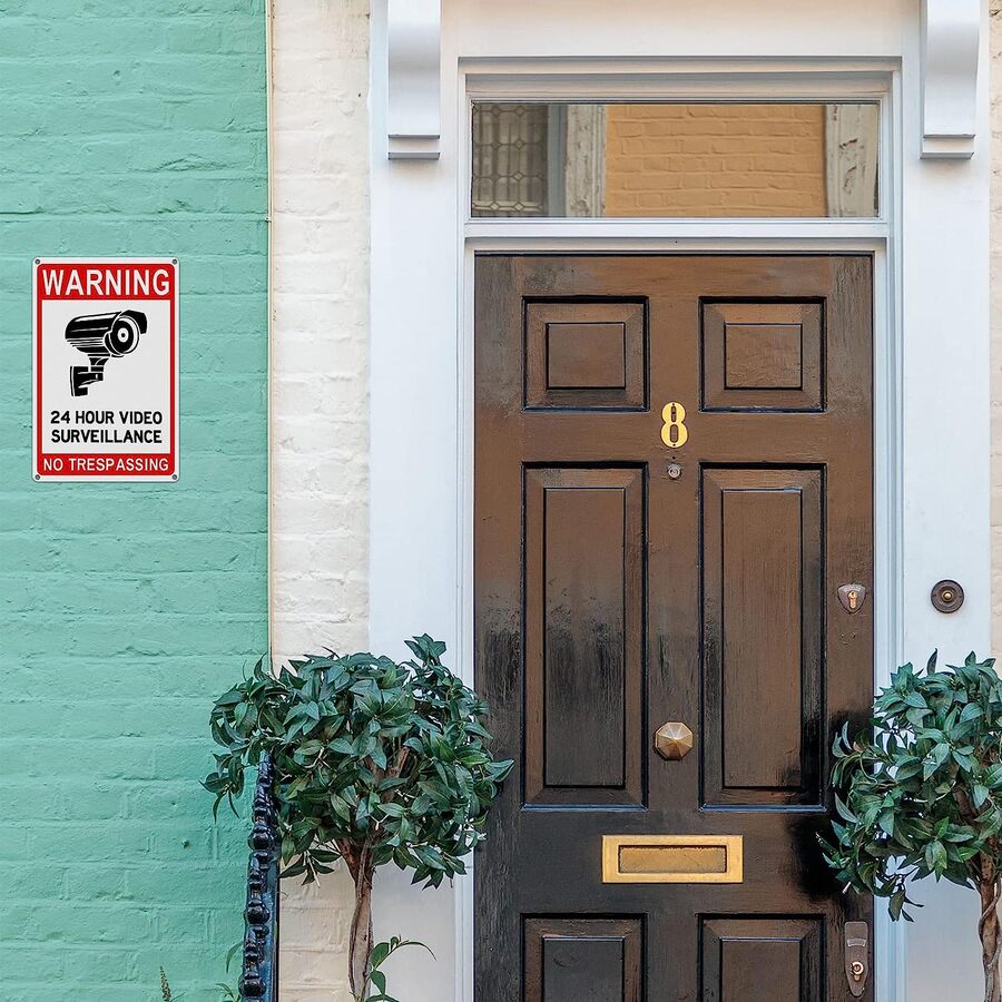 Warning Video Surveillance Sign, Warning Signs Video Surveillance ...