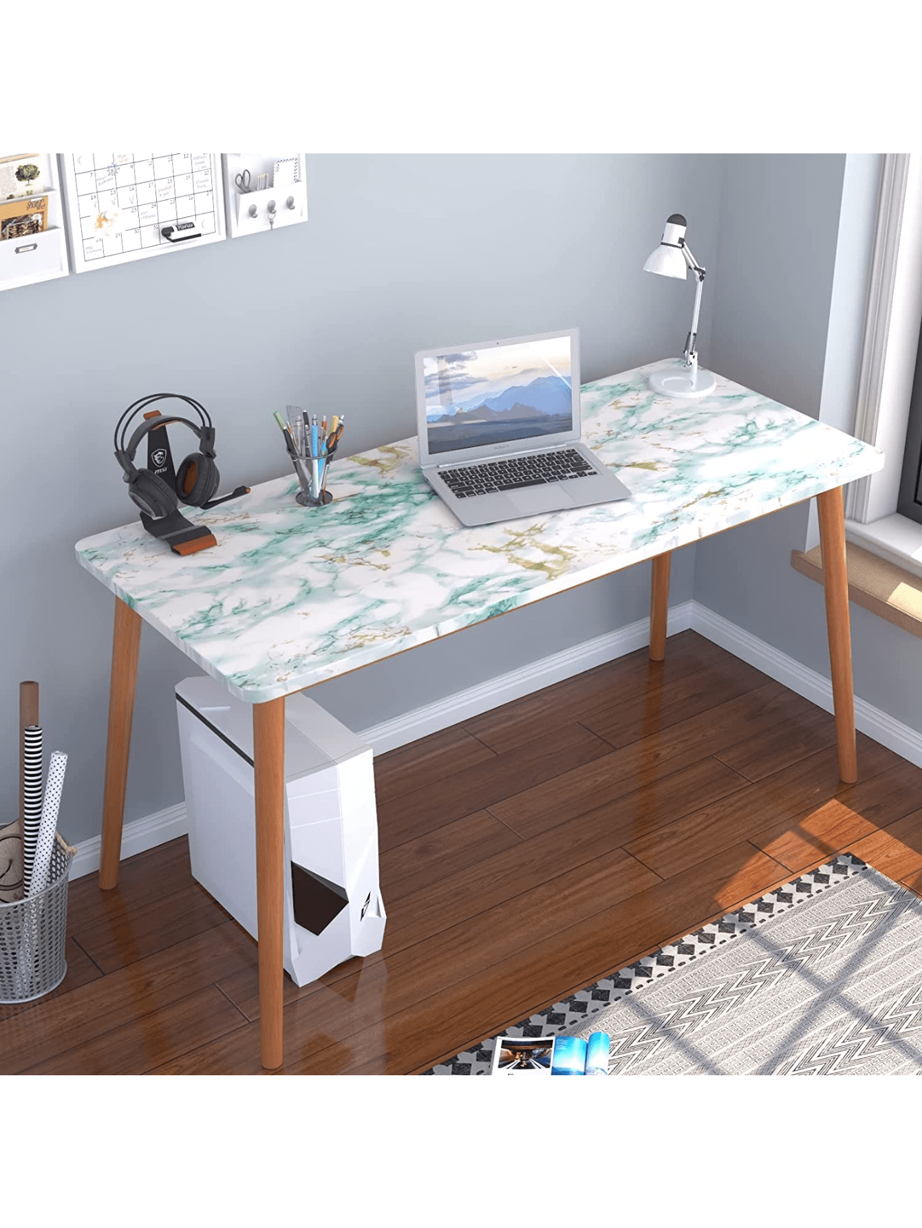 Green Marble Contact Paper Peel and Stick Wallpaper Vinyl Film Self ...