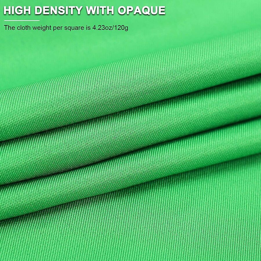 10 X 8 FT Green Screen Backdrop for Photography, Chromakey Virtual ...