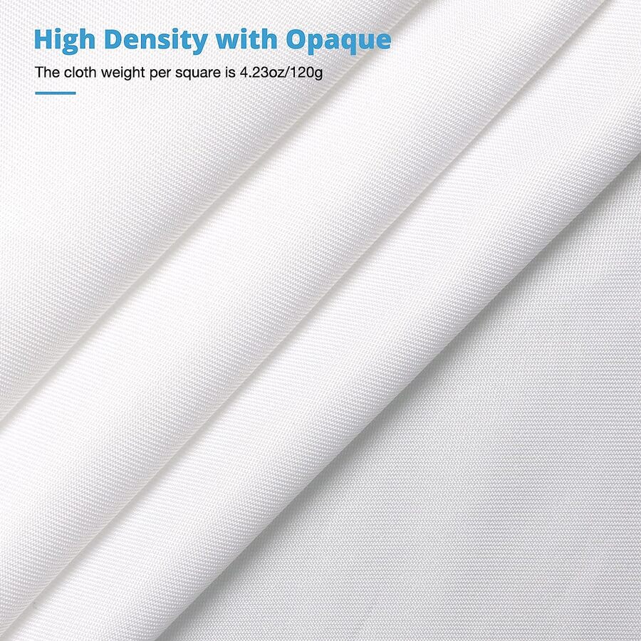 5x7 FT White Backdrop Background for Photography, High Density White ...