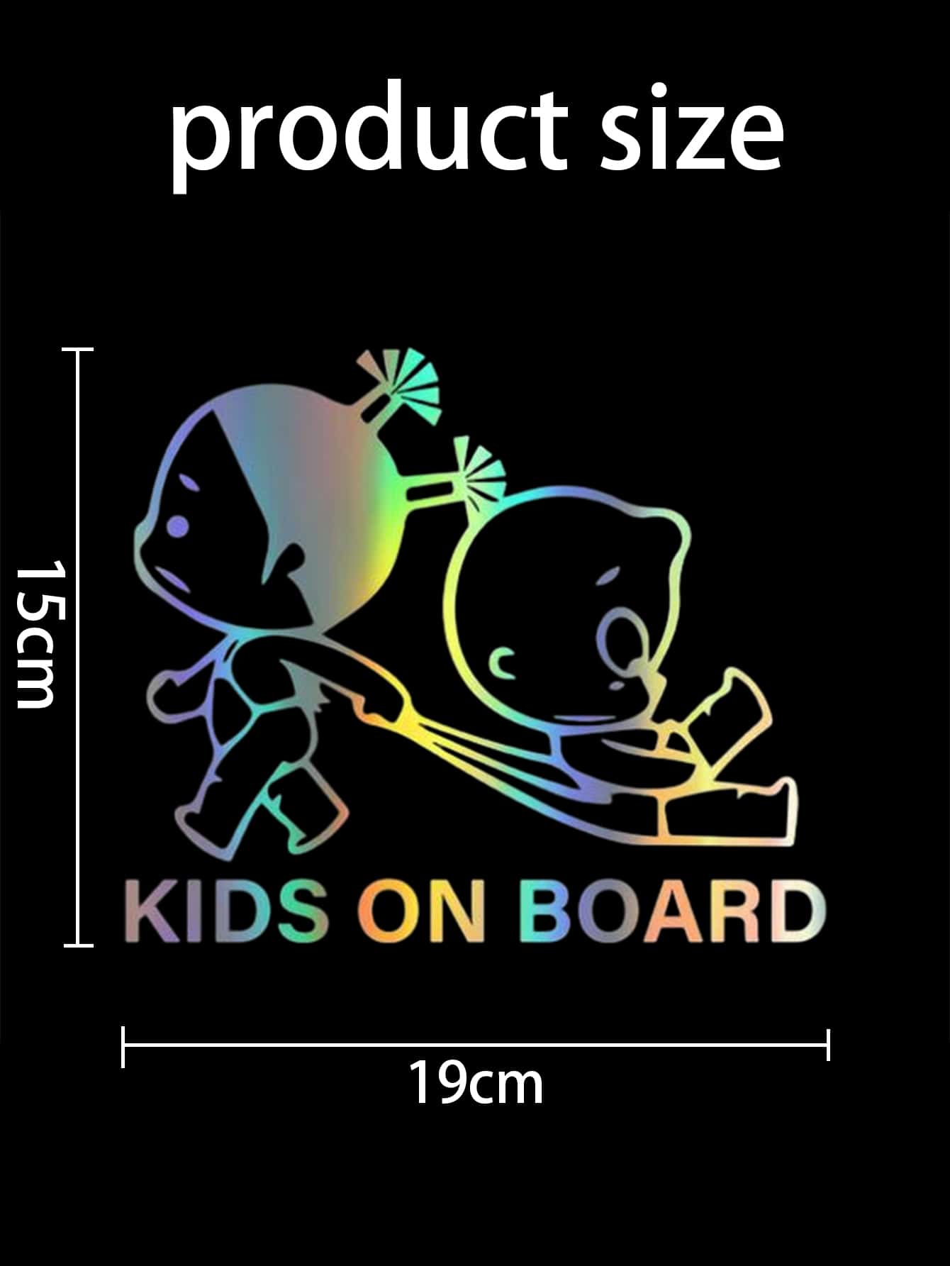 1pc Figure Graphic Holographic Car Exterior Sticker | SHEIN USA