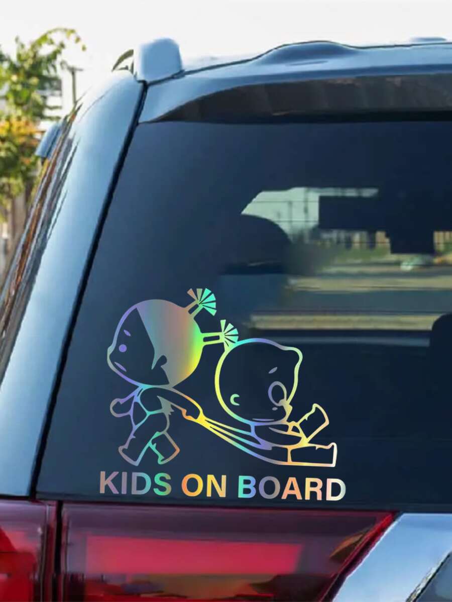 1pc Figure Graphic Holographic Car Exterior Sticker | SHEIN USA