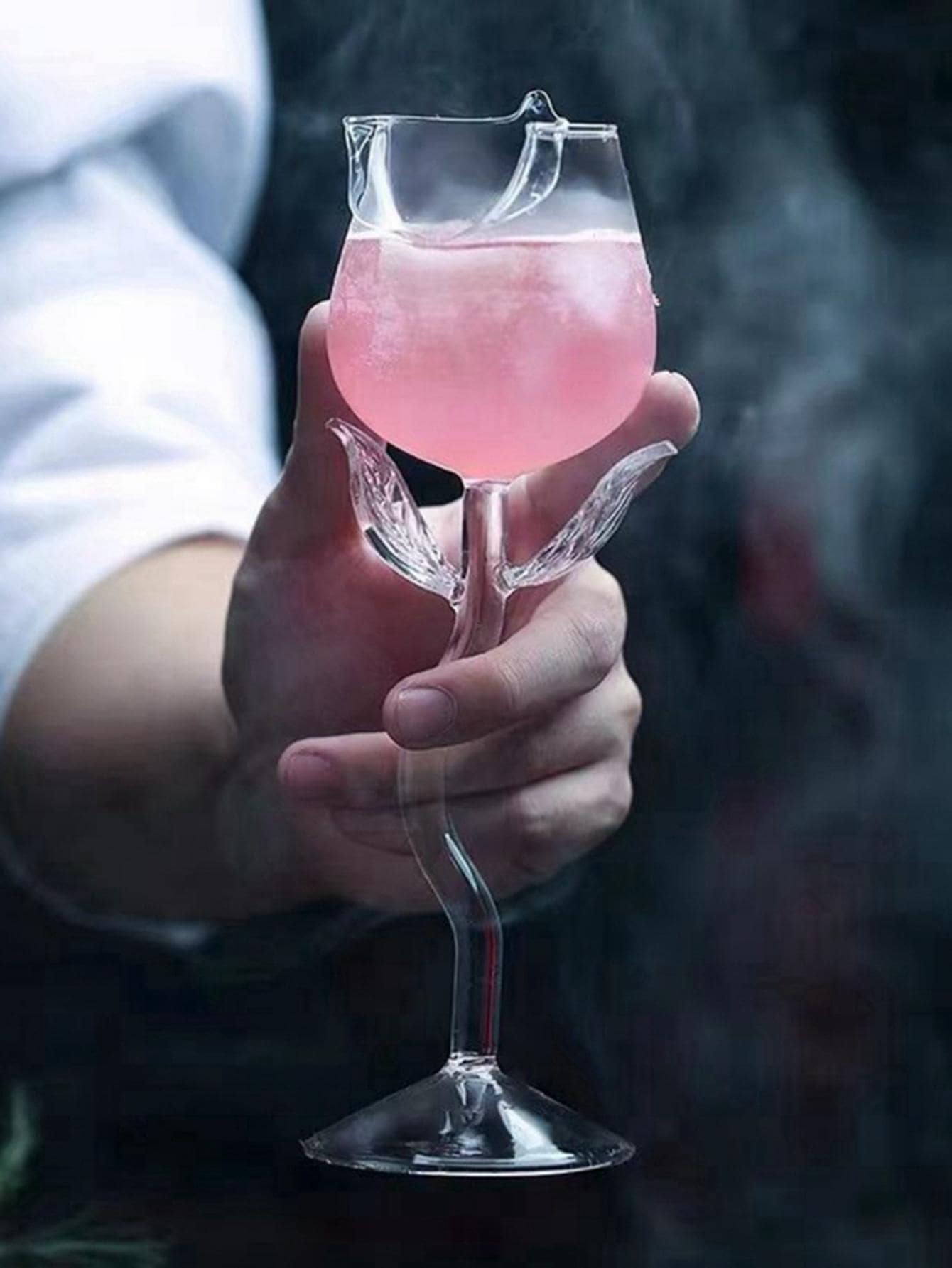 Rose Shaped Highball Glass, Cocktail & Champagne Glass With Atmosphere Decoration | SHEIN USA