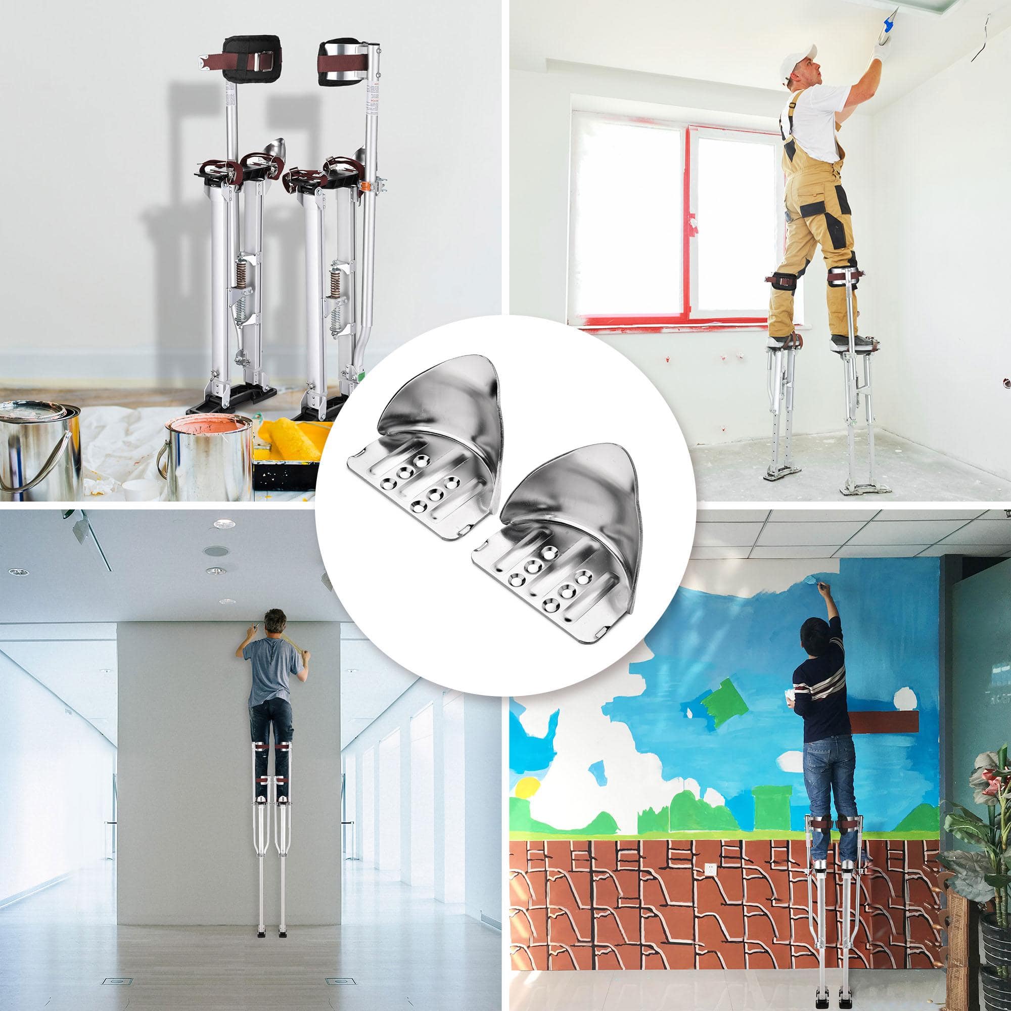 Aquaterior Stilt Heel Bracket Replacement Kit Aluminum Adjustable Part ...