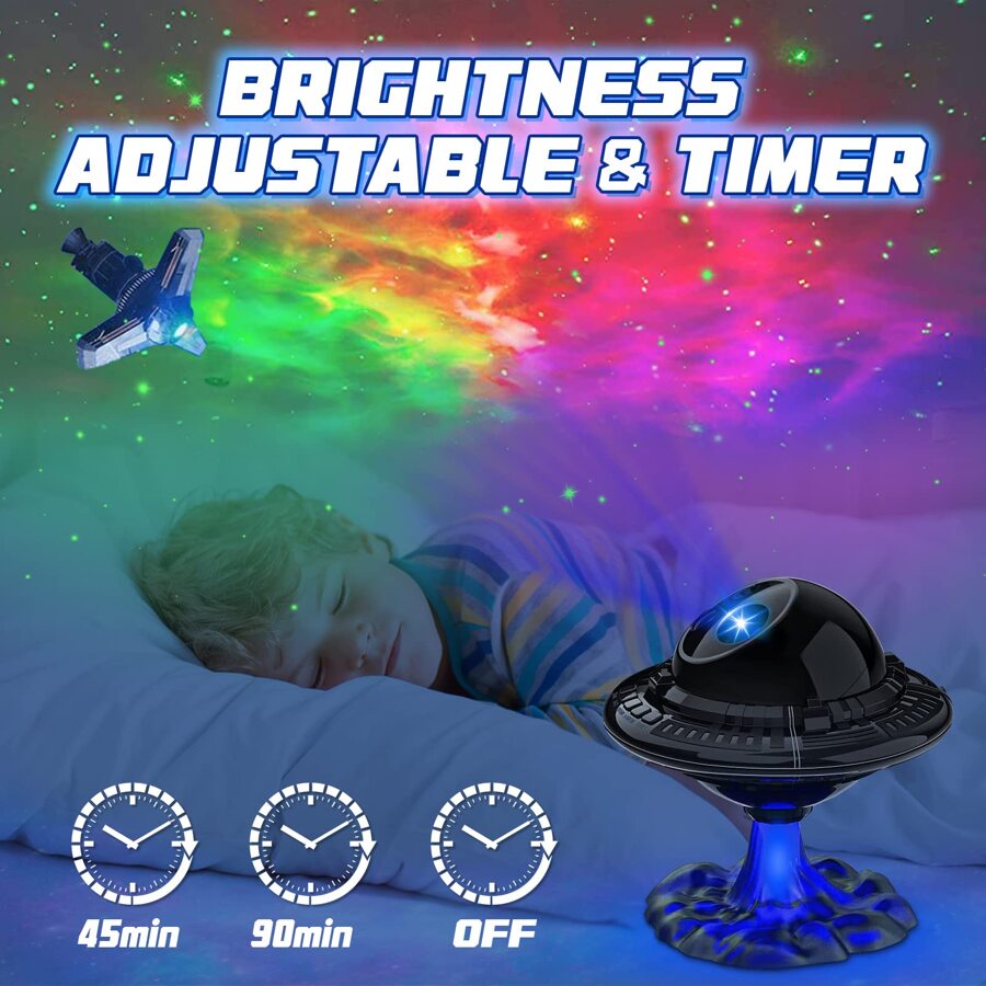 FORKODA UFO Star Projector, Galaxy Projector for Bedroom, Starry Nebula ...