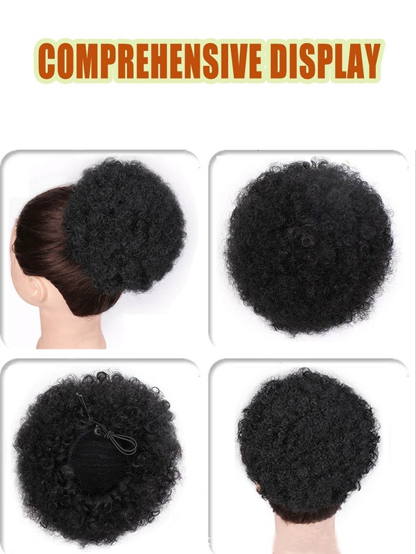 black Synthetic Hair wigs caterpillars exploding hair African wigs ...