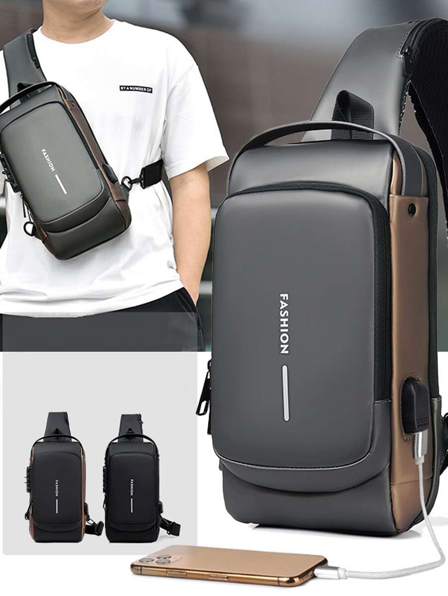 Men's Bags Shoulder Messenger Bag Multifunctional Sports Diagonal ...