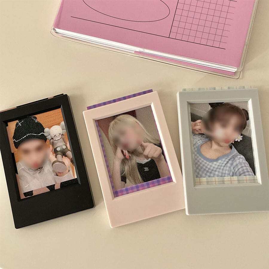Ins Candy Colored Plastic Polaroid Frame 3-inch Standing Photo Rack For ...