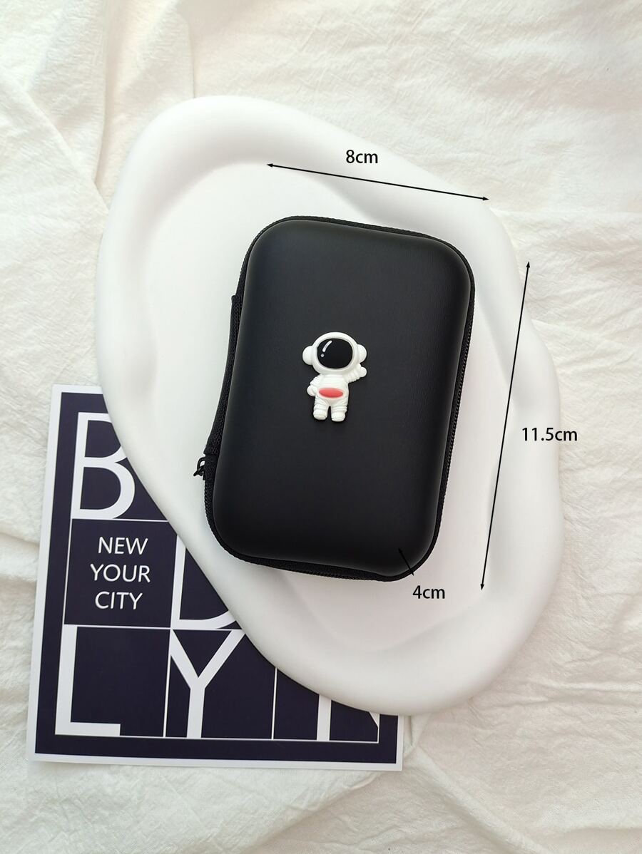 6pcs Astronaut Decor Charger Head Cover & Spiral Data Cable Protector ...