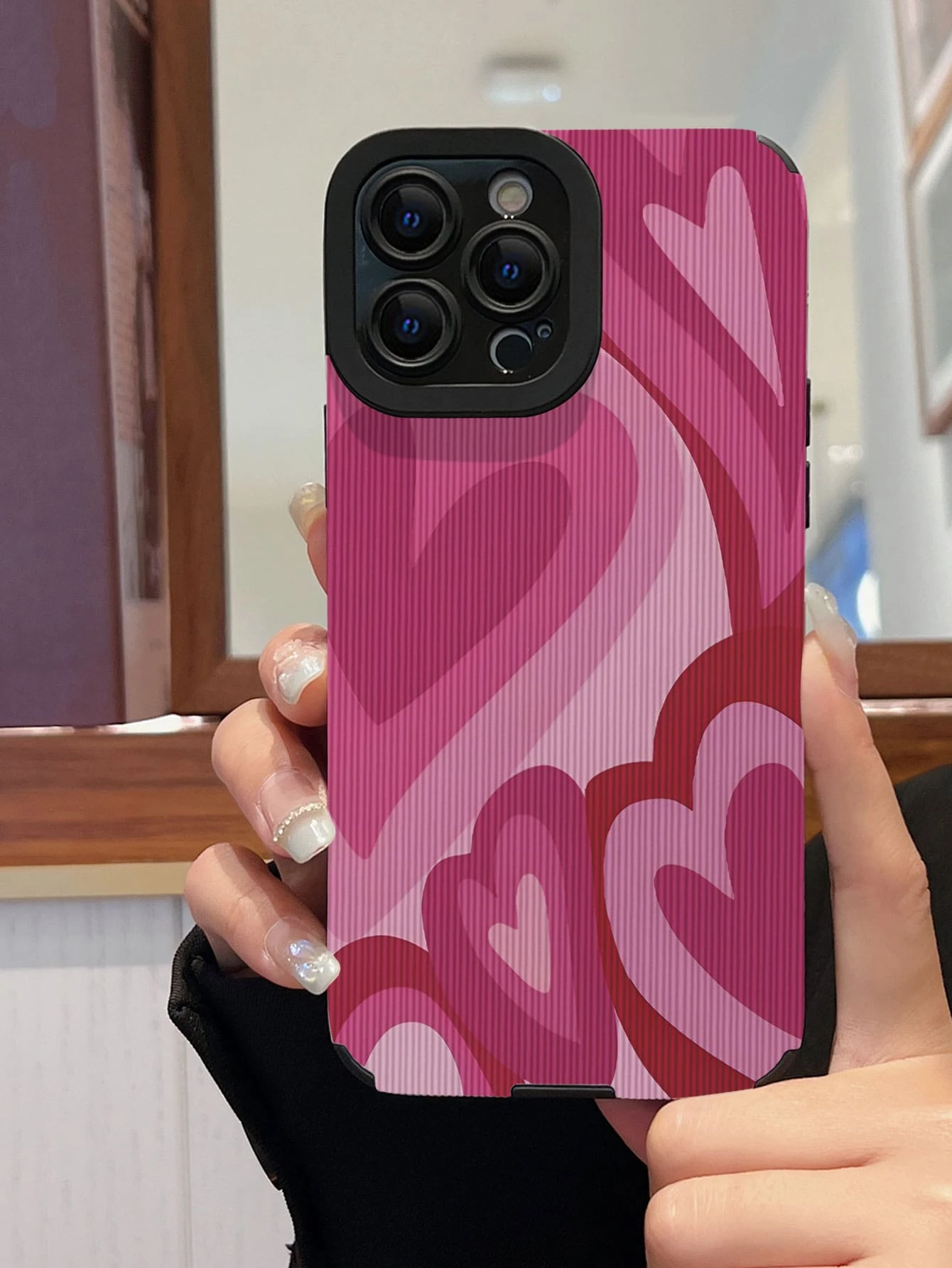 Heart Pattern Phone Case | SHEIN USA