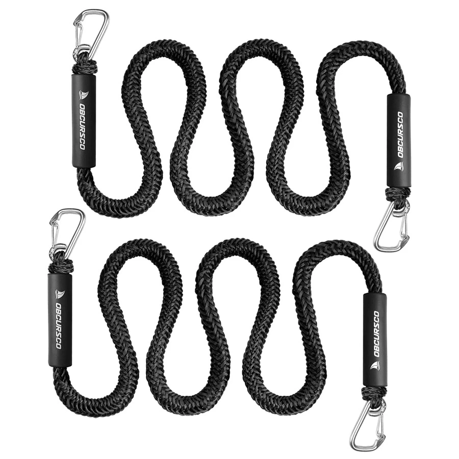 Bungee Dock Line, Jet Ski Dock Line with Double 316 Stainless Steel ...
