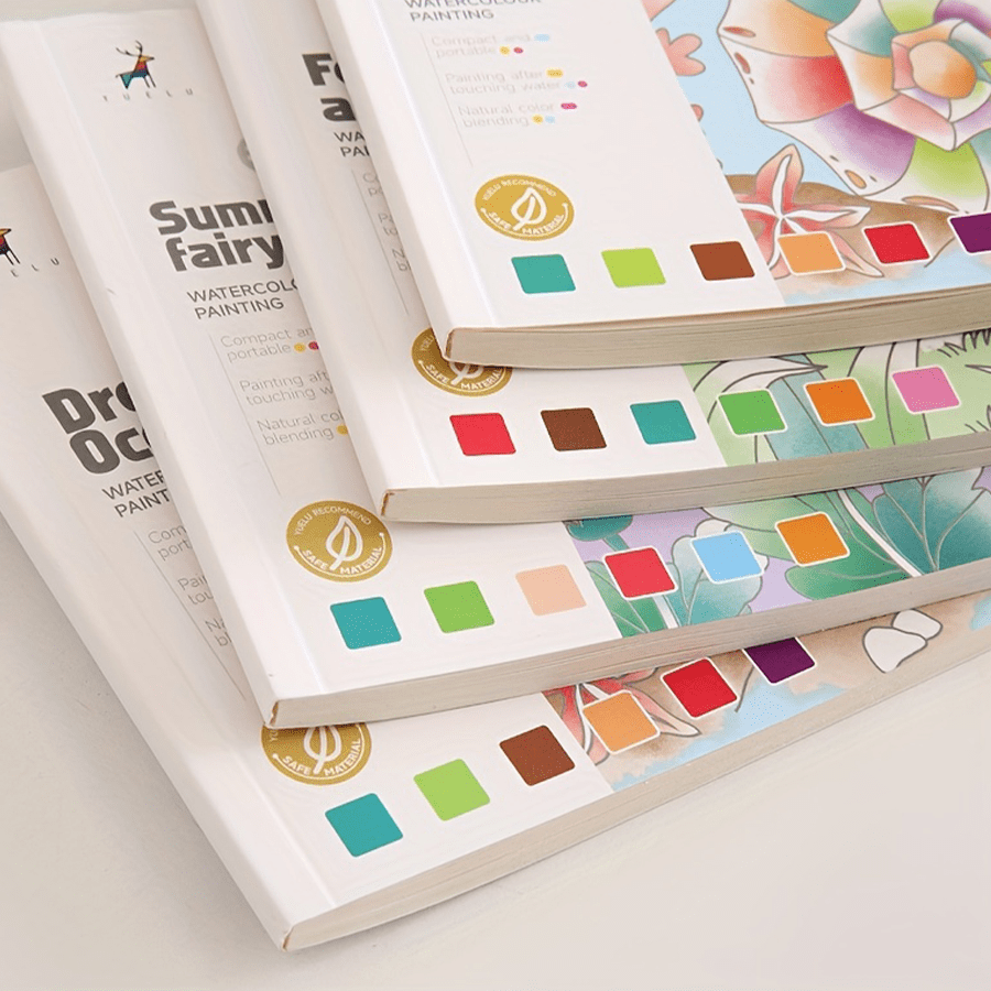 Cartoon Characters & Animals & Plants Pattern Coloring Book | SHEIN USA