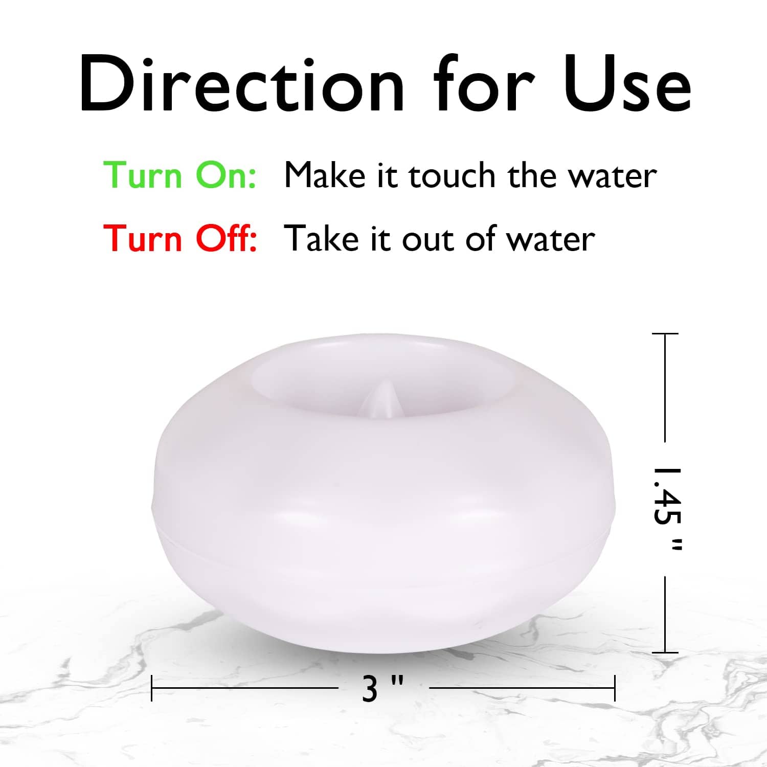 24Pcs 100+ Hour Flameless Led Floating Candles, 3" Battery Operated ...