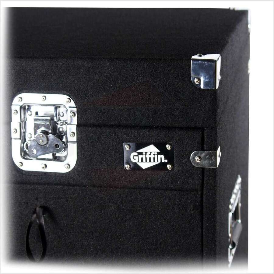 Rack Mount Cabinet Flight Case - Studio Mixer DJ Booth Cart Stand AMP ...