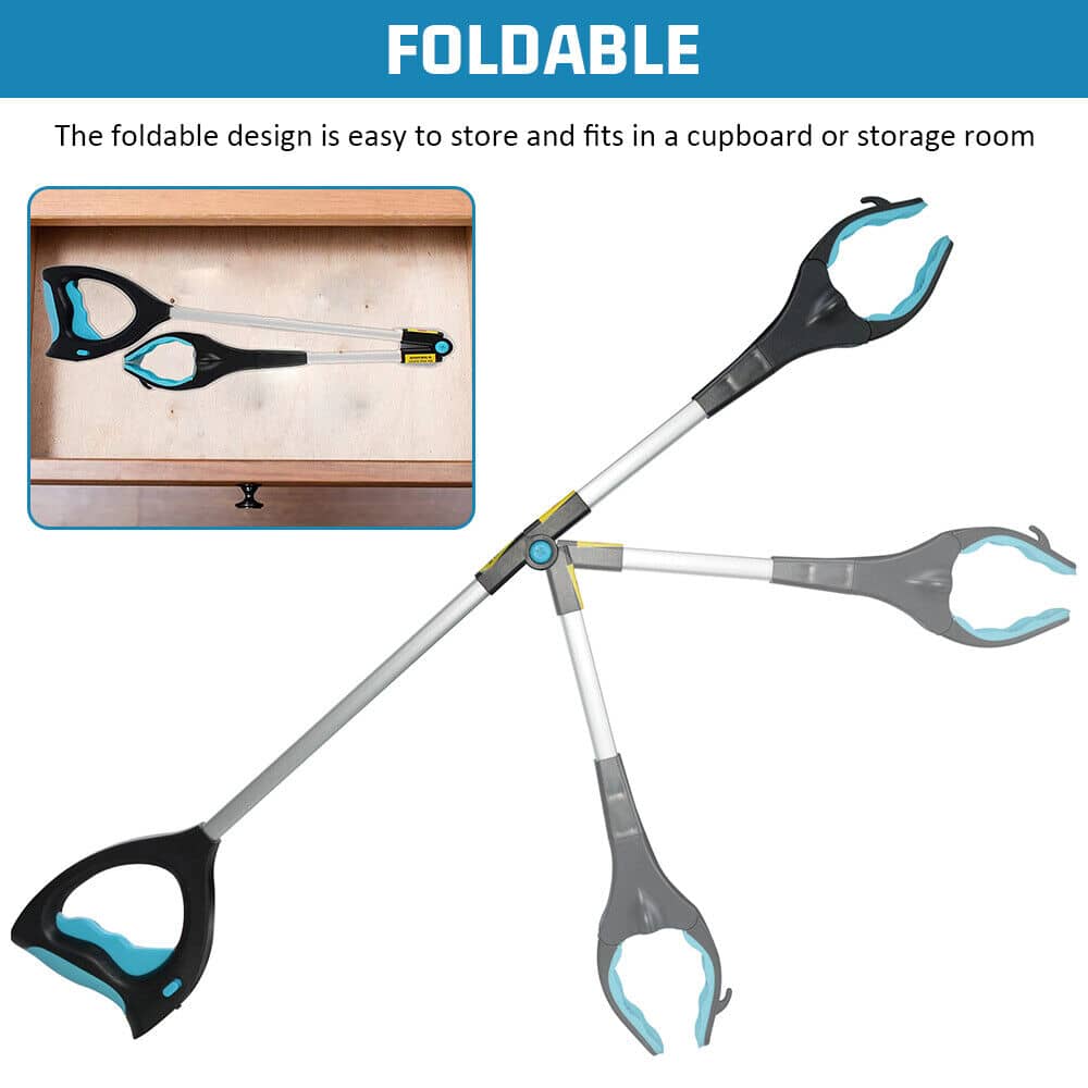 32'' Grabber Pick Up Reaching Tool Hand Grip Reacher Heavy Duty Aid ...