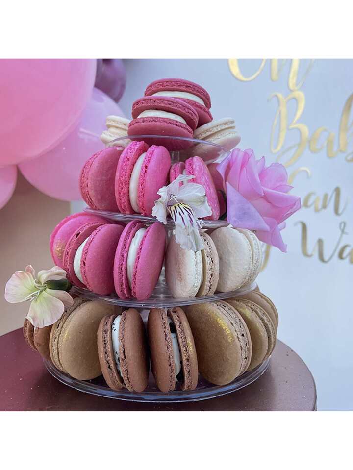 Pink Macaron Tower