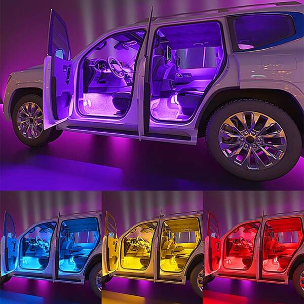 JESLED Car Accessories, Car Led Lights, Gifts for Woman Men Him Dads ...