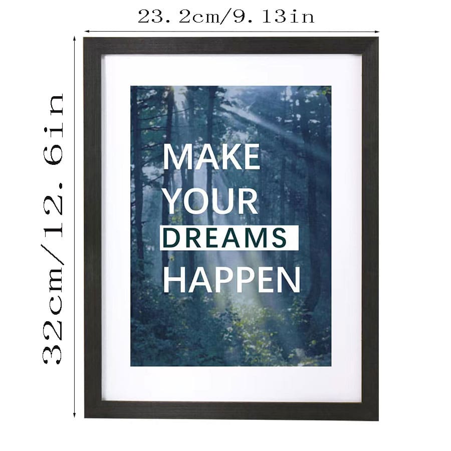 1pc Large Size Wooden Photo Frame With Stand, Picture Frame For Wall ...