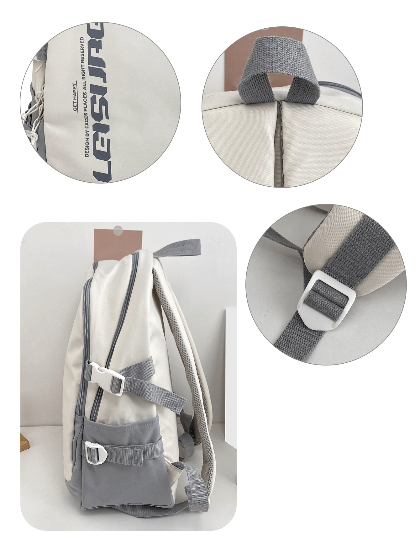 Laptop Backpacks 15.6 Inch School Bag College Students Backpack ...