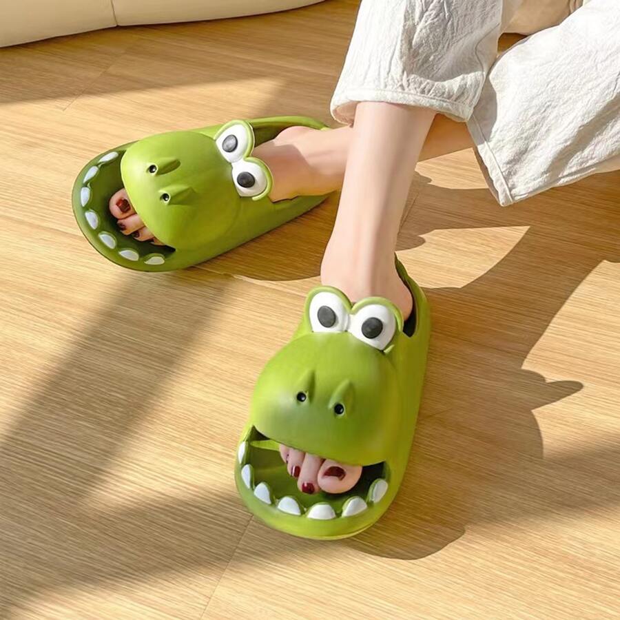 Cartoon Crocodile Design Women's Eva Slippers | SHEIN USA