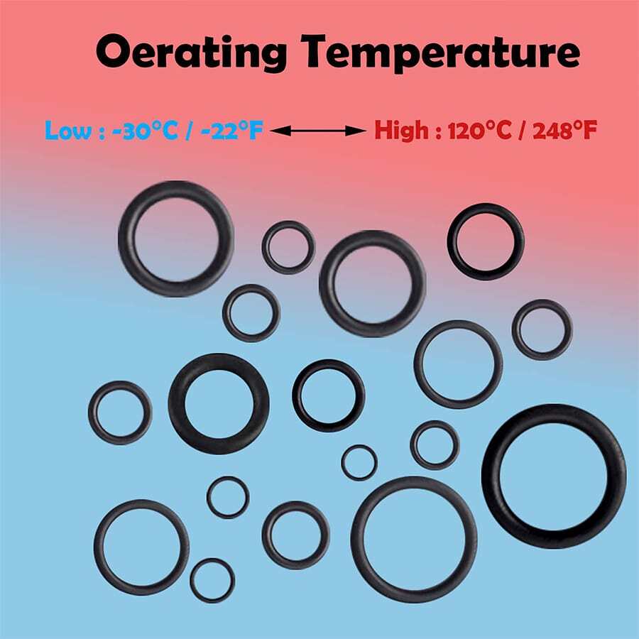 200pcs Rubber O-ring Seals Kit, Including Nbr High Pressure O-rings ...