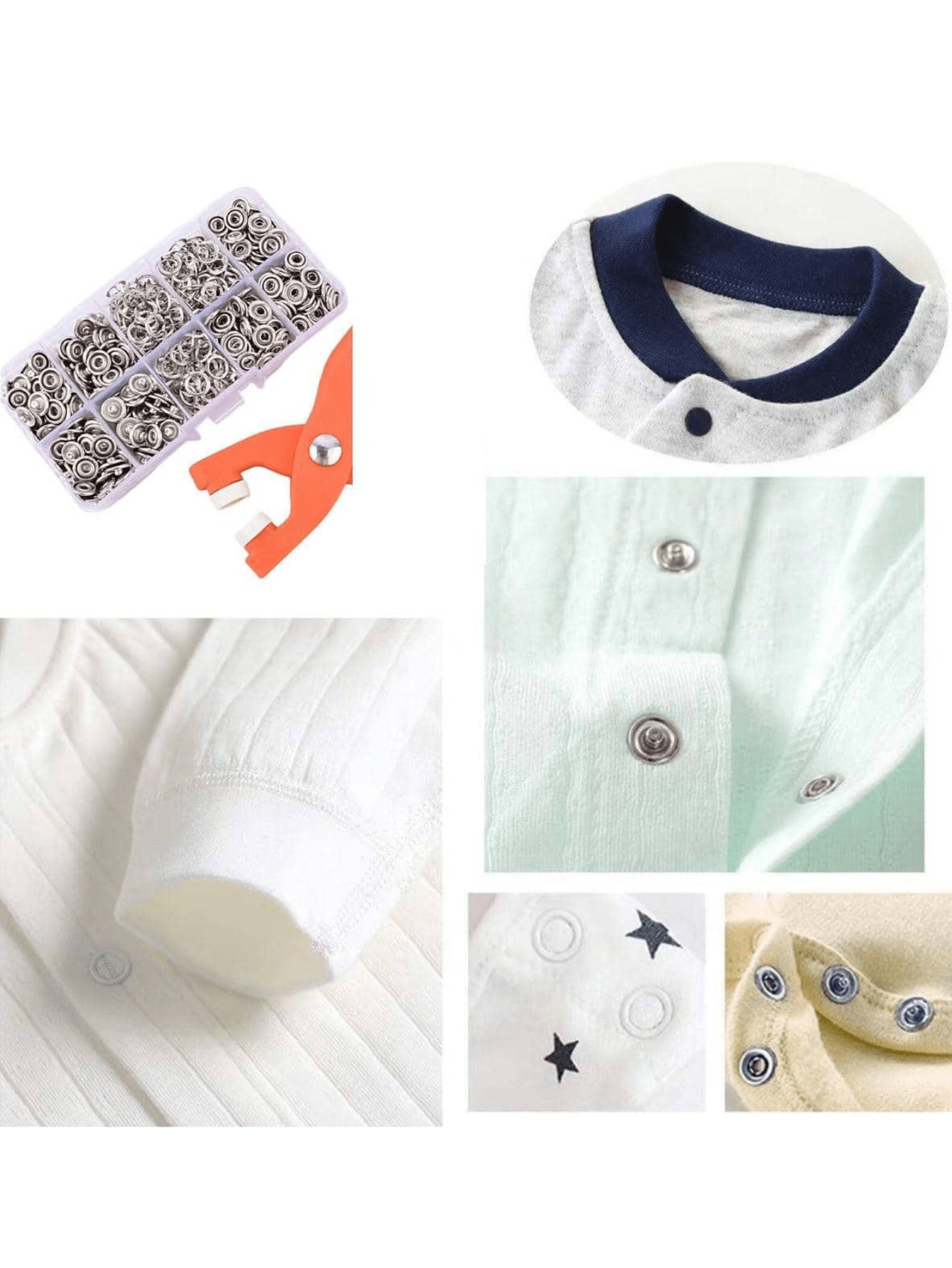 1 Set Stainless Steel Snap Button Installation Kit | SHEIN USA