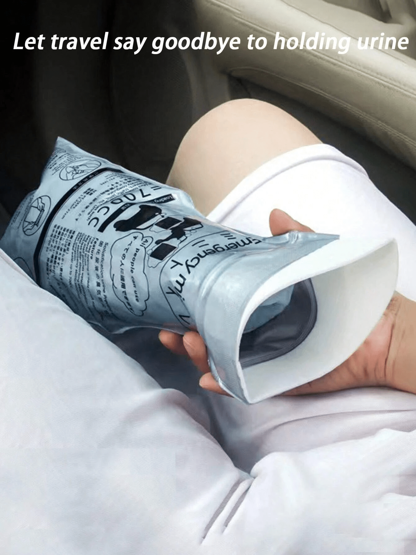 An emergency kit vomit bag vehicle emergency urine bag outdoor mobile ...