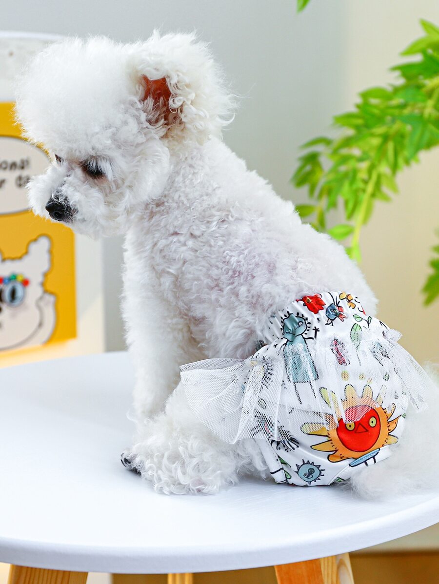 Floral Print Pet Diapers, Suitable For Cats & Dogs During Their ...