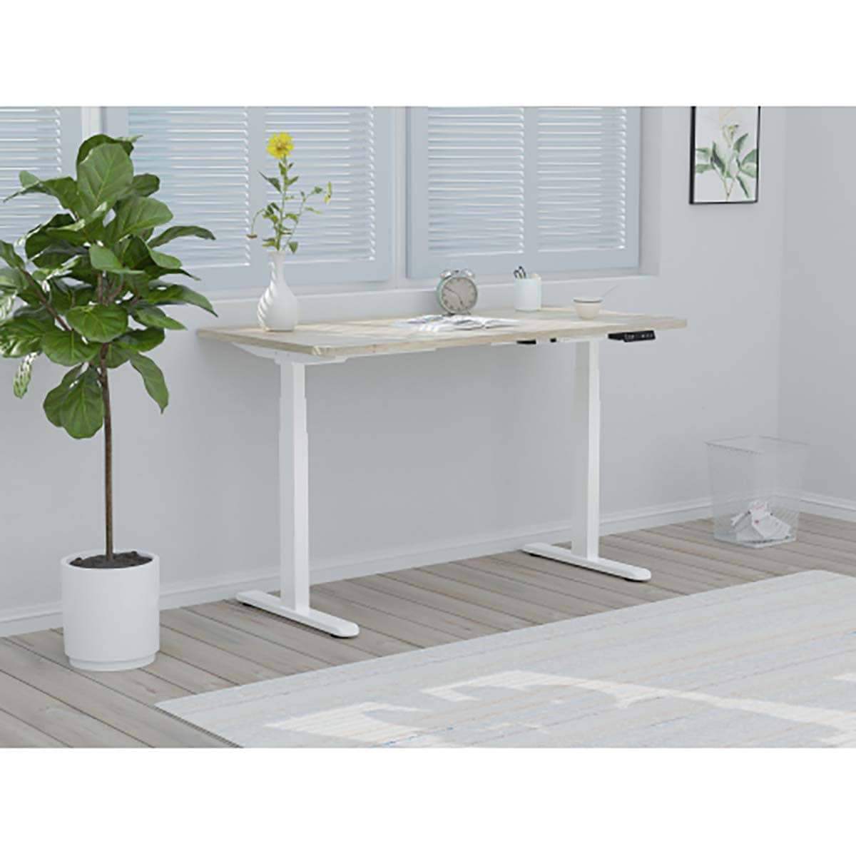 Electric Stand up Desk Frame - Height Adjustable Table Legs Sit Stand ...