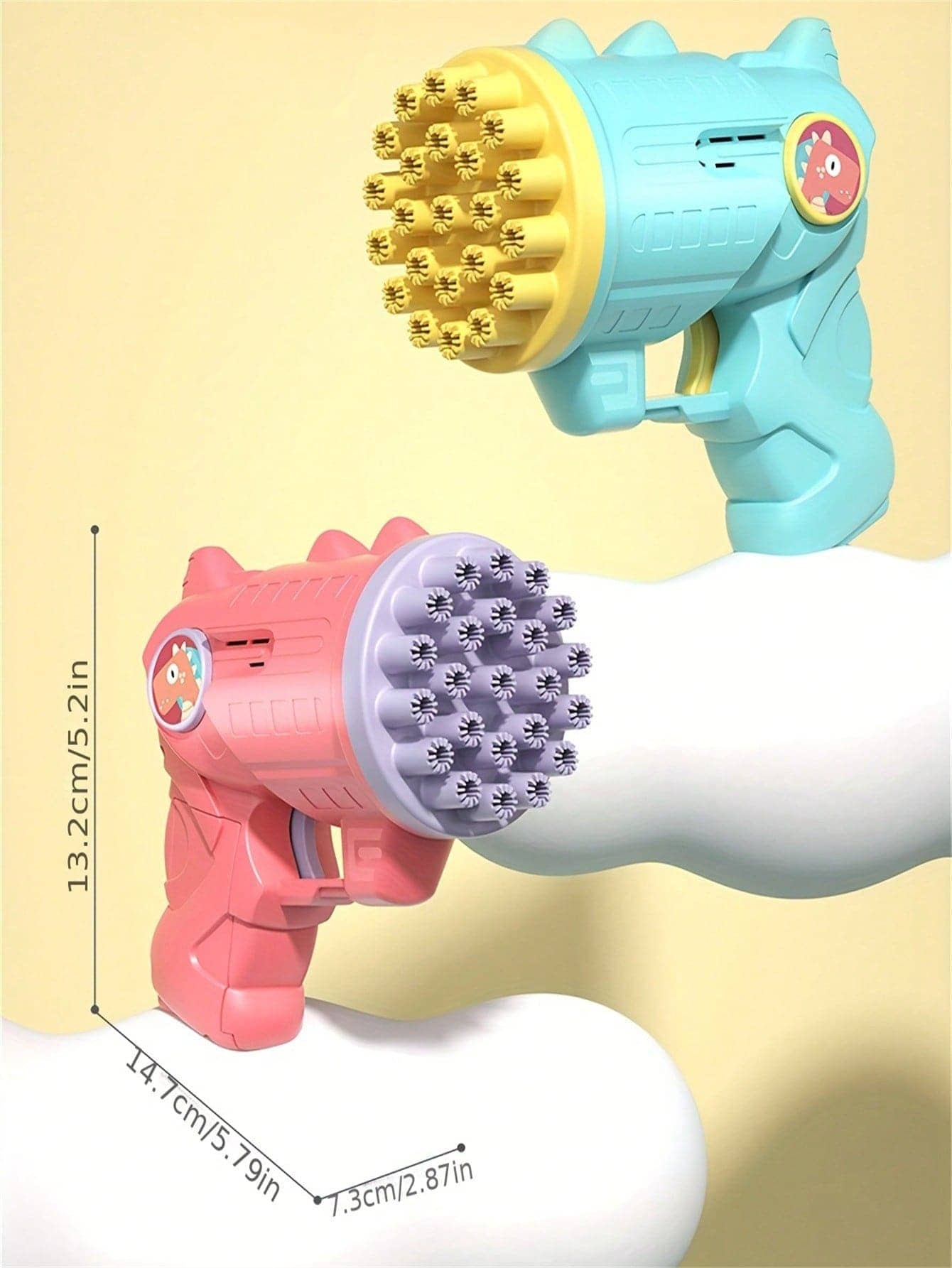 Children's Bubble Gun, Bubble Toy, Bubble Machine, 23-hole Bubble ...