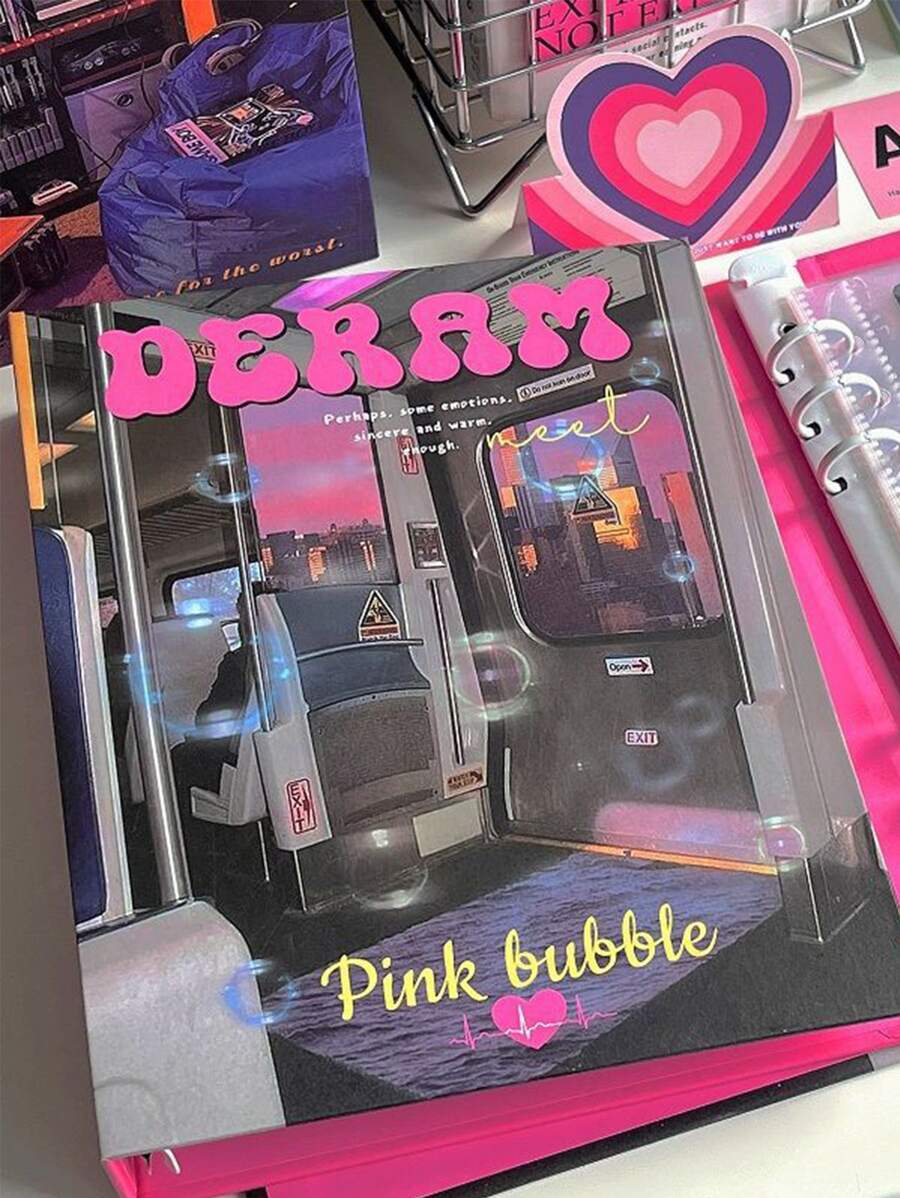 Ins Style Photo Album - Pink Bubble Train | SHEIN USA