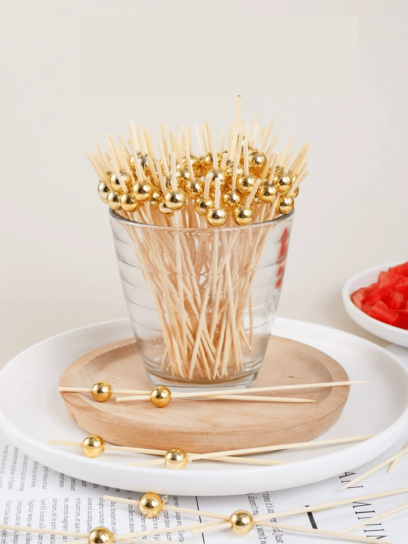 100 PCS Cocktail Picks, Fancy Cocktail Toothpicks for Appetizers Picks ...