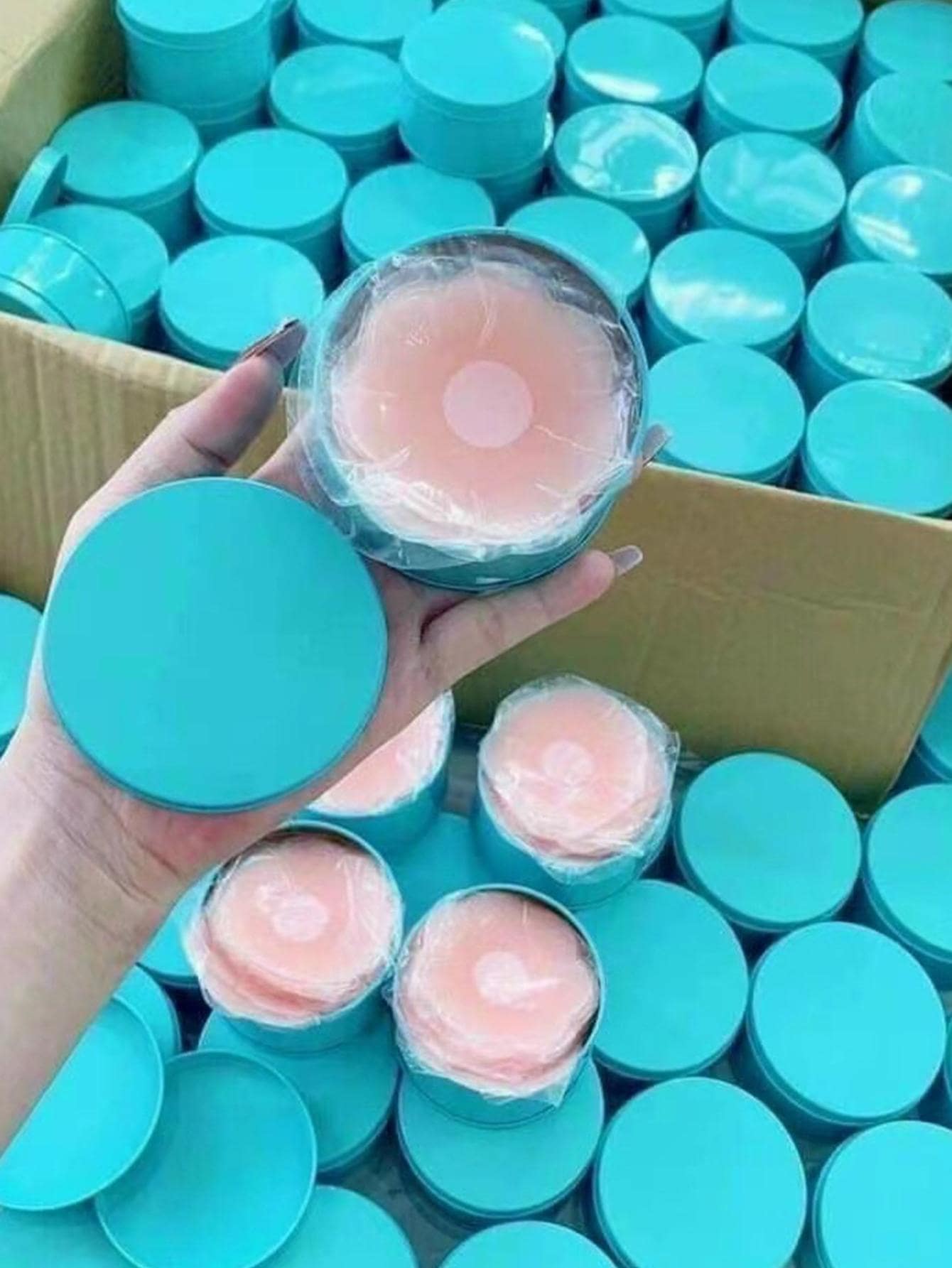 1box/6pairs Invisible Silicone Breast Stickers For Summer | SHEIN USA