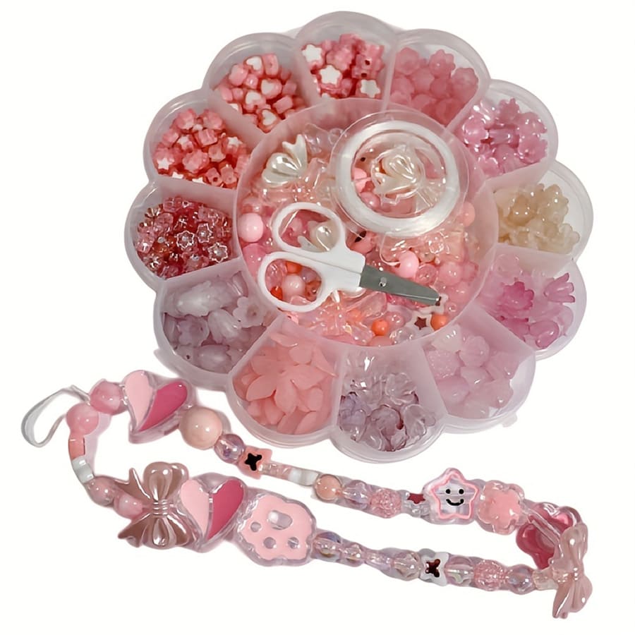 3pcs /set 13-compartment Floral Box Packed Beads Kit For Making ...