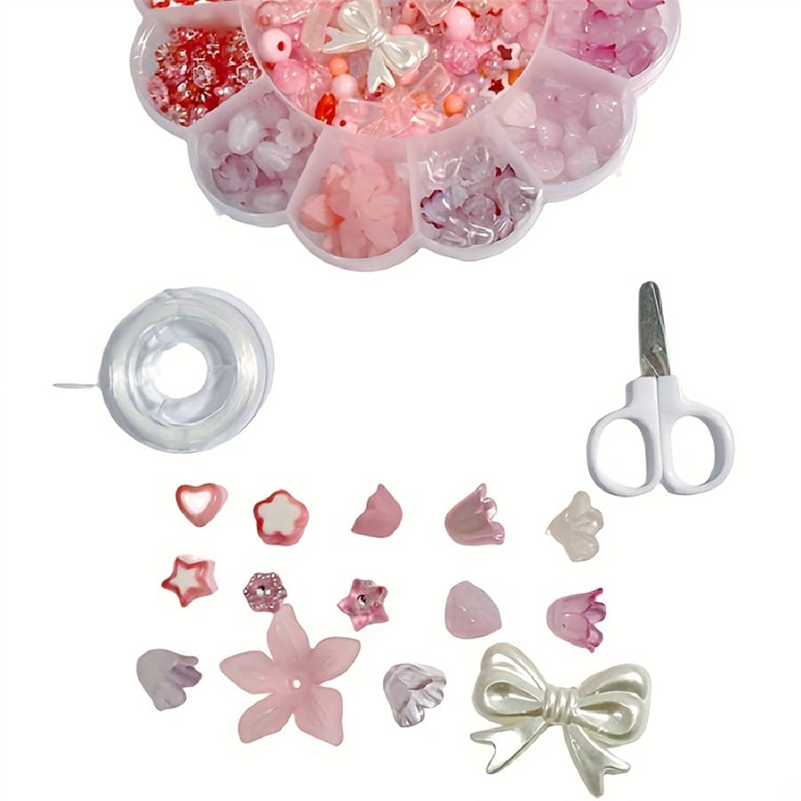 3pcs /set 13-compartment Floral Box Packed Beads Kit For Making ...