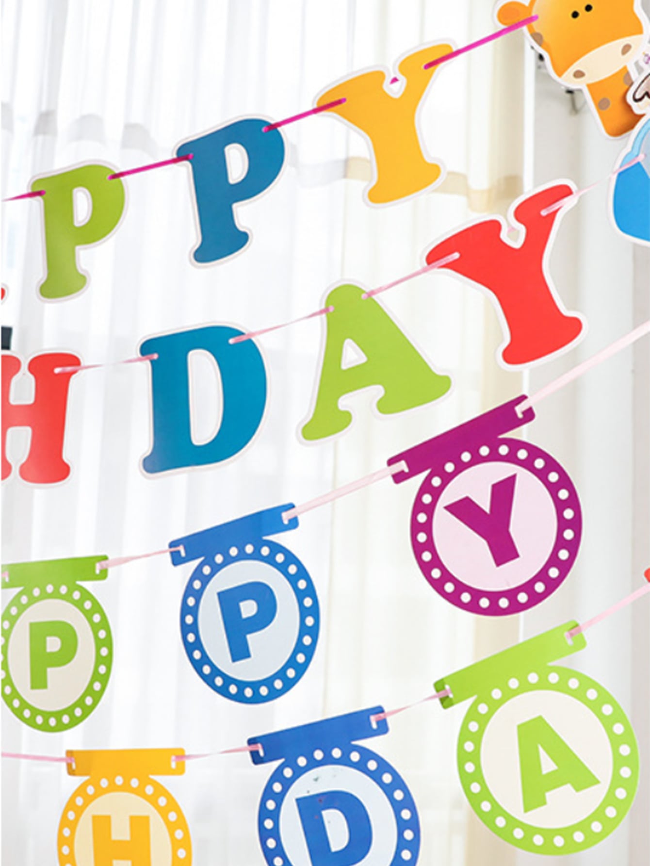 Birthday decoration bunting baby first birthday party scene layout ...